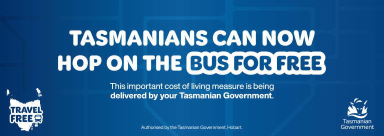 Tasmanians can travel on Metro buses for free , with no fares required ...